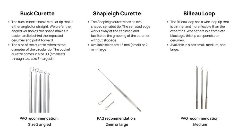 The Curette Breakdown – Pacific Audiology Group